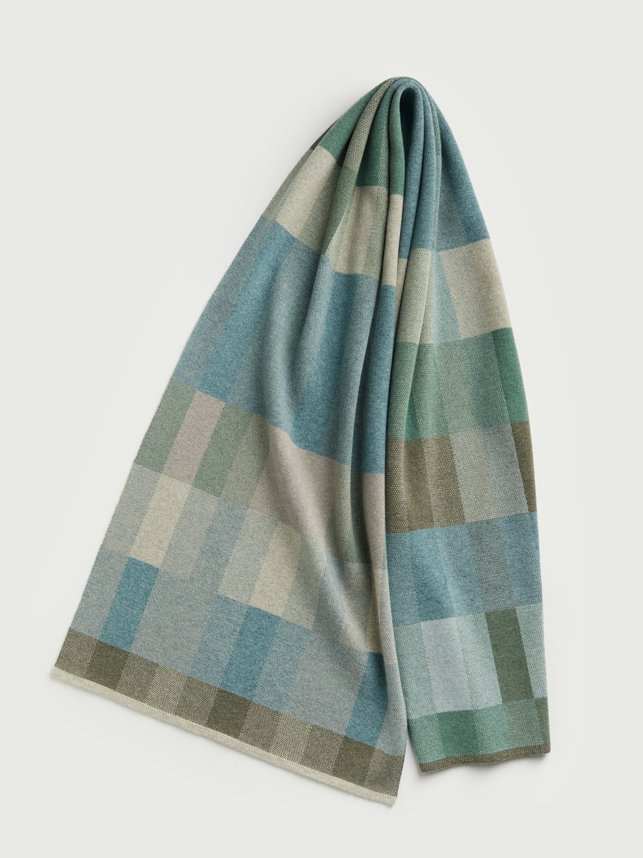 Scarf "Acre" - North Sea, Willow, Moss – Hilary Grant